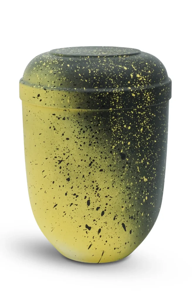 Bio Urne "Lichtblick in der Dunkelheit" - handbemalte Künstlerurne