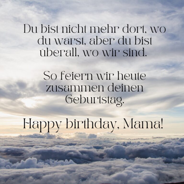 Sprche Geburtstag Verstorbener